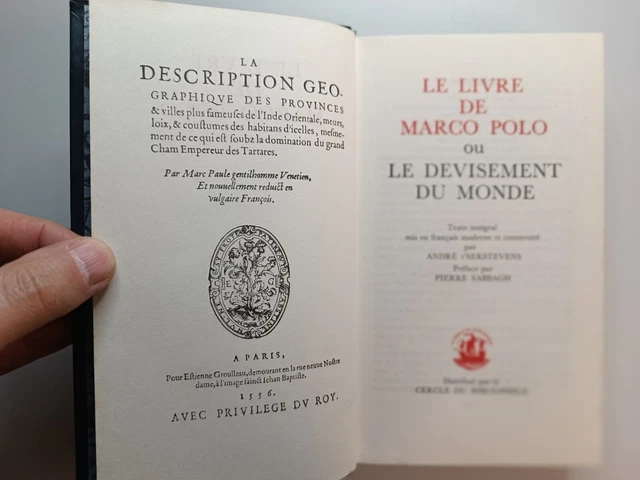 LE LIVRE DE Marco Polo ou le devisement du monde / T'serstevens EUR 49 ...