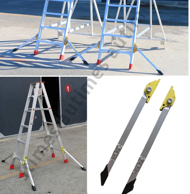 1PAIR LADDER STABILIZER Ladder Safety Legs 440lb Load With Anti Slip ...