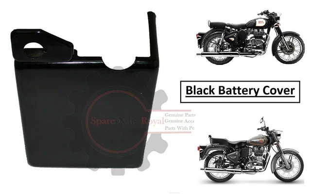 ROYAL ENFIELD &BULLET 500cc & Classic 500cc" "Couvercle de batterie ...