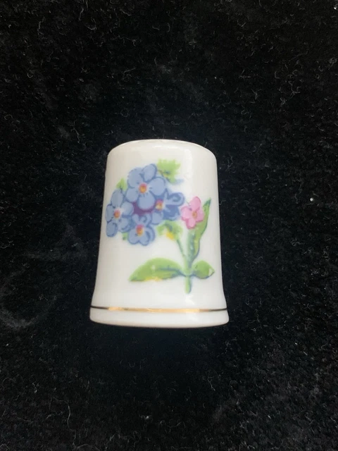 FINGERHUT AUS PORZELLAN Mit Blumen Motiv EUR 4,00 - PicClick DE