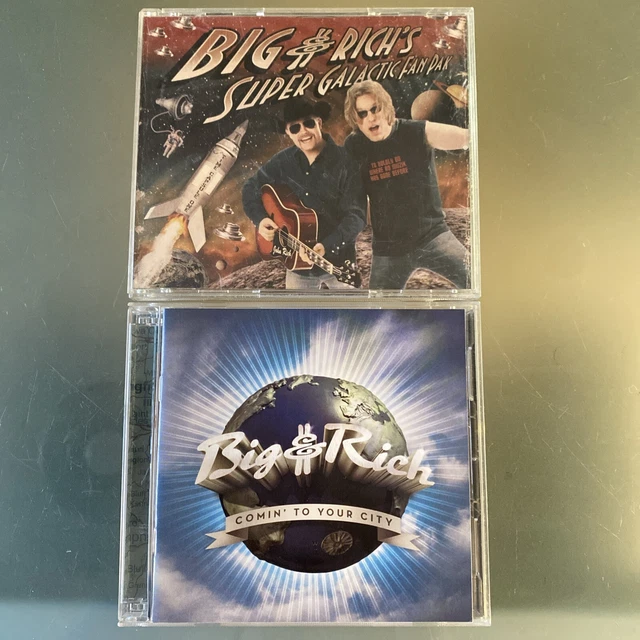 BIG & RICH 💿 LOT- Super Galactic Fan Pak & Comin To Your City- Both 2 ...