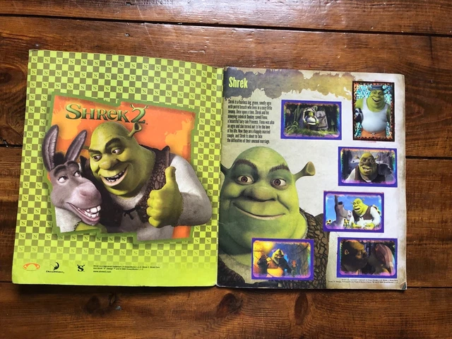 PANINI SHREK 2 Official Sticker Album COMPLETE Rare 2004 £30.00 ...