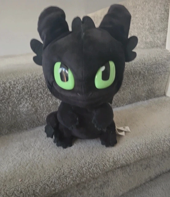 HOW TO TRAIN Your Dragon Dreamworks Sound Toothless Squeeze & Roar Soft ...