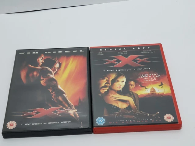 XXX TRIPLE X 1 & 2 The Next Level DVD Collection Vin Diesel Ice Cube £2.99 - PicClick UK