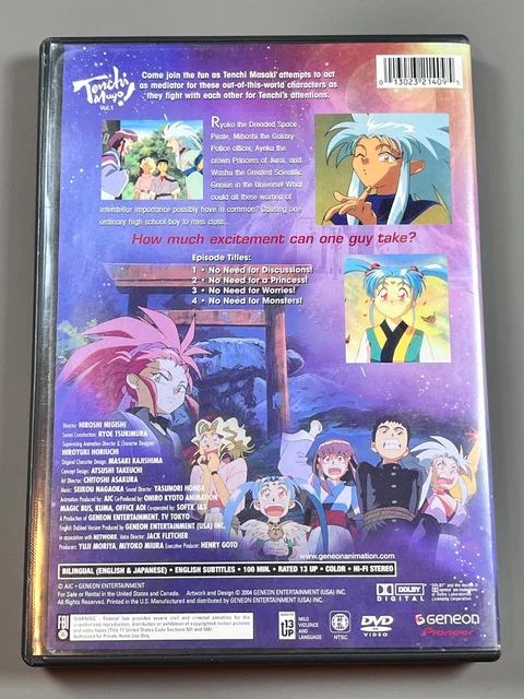 TENCHI UNIVERSE: VOLUME 1 & 2 (DVD, 2004) Excellent Discs *Geneon $17. ...