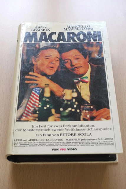 VHS MACARONI MARCELLO mastroianni ,jack lemmon / VPS rar! /no dvd EUR ...