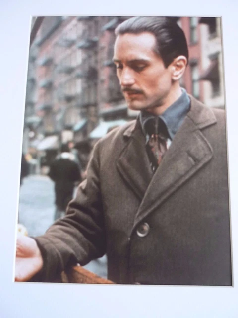 A4 READY FRAME mount poster The godfather rare photos vito deniro the ...