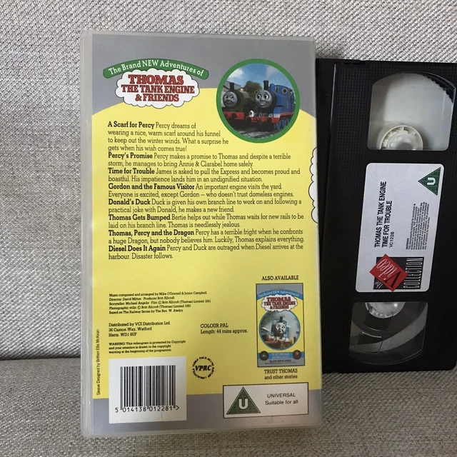 THOMAS THE TANK Engine And Friends Vhs Video - Time For Trouble Early ...