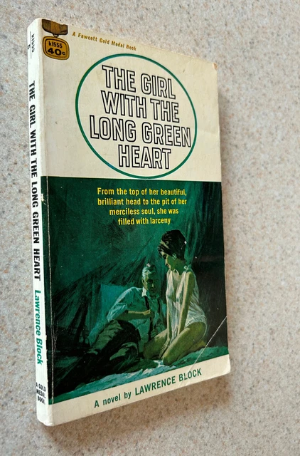 LAWRENCE BLOCK -- Fille au long cœur vert -- Livre de poche SIGNÉ 1965 ...