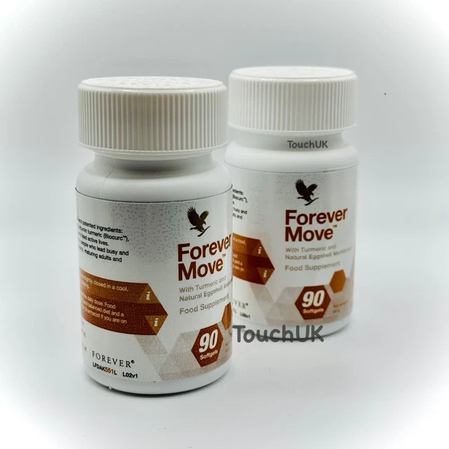 FOREVER LIVING 2 X Forever Move 90 Softens Food Supplement Brand New £ ...