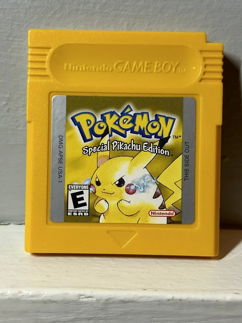 POKÉMON YELLOW VERSION Special Pikachu Edition GB - Nintendo Game Boy ...