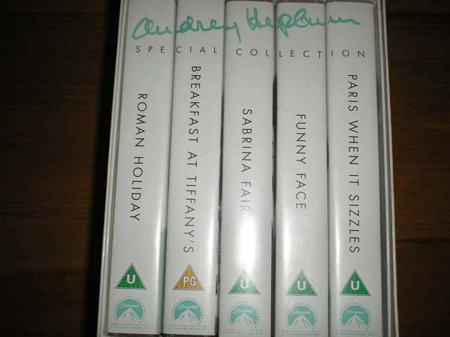 AUDREY HEPBURN SPECIAL COLLECTION PAL Five VHS Video Box Set Classic £ ...