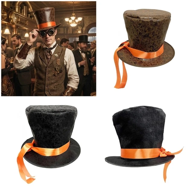 MAGICIANS HAT TOP Hat Jazz Hat for Stage Performances Headwear For ...