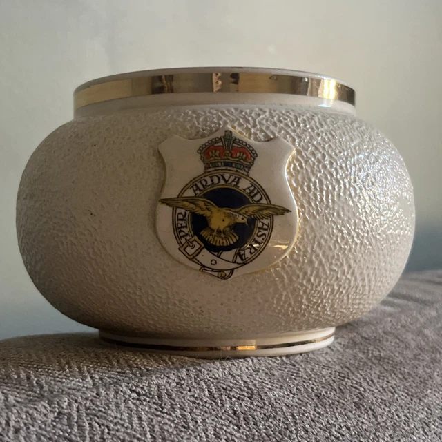 WW2 PERIOD BRITISH Royal Air Force RAF Bitter Marmalade Jar Crock £11. ...