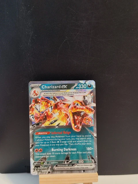 POKÉMON TCG CHARIZARD ex Sv03: Obsidian Flames 125/197 Holo Double Rare ...