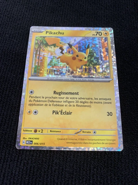 CARTE POKEMON PIKACHU Holo 006/015 Macdo 2023 Nm Fr EUR 3,00 - PicClick FR