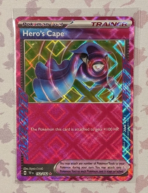 POKÉMON - TEMPORAL Forces - Hero's Cape - Ace Spec Rare - 152/162 $22. ...