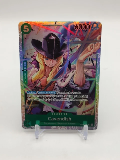 UNE PIÈCE TCG Memorial Collection Cavendish EB01-012 SR presque comme neuf EUR 1,84 - PicClick FR