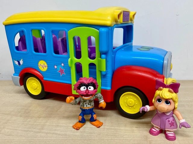 DISNEY JUNIOR - Muppet Babies Friendship School Bus w/ Miss Piggy ...