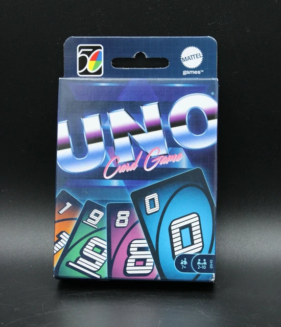 MATTEL UNO 1980S 80s Retro Version Family Card Game #2 of 5 in Series ...