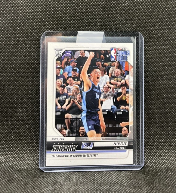 ZACH EDEY ROOKIE Card 2024-25 Panini Instant Basketball #4 Memphis ...