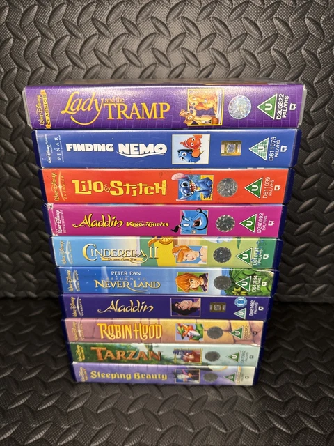 Walt Disney Classics Vhs Bundle 10 £2089 Picclick Uk 0810