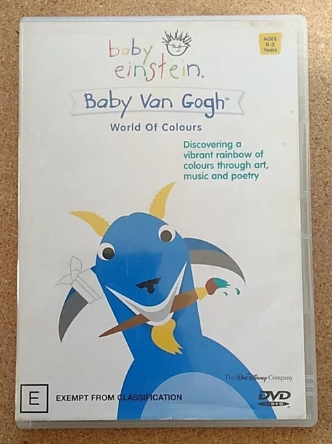 BABY EINSTEIN DVD Baby Van Gogh-World of Colours (2004) Au R4 GC $7.00 ...