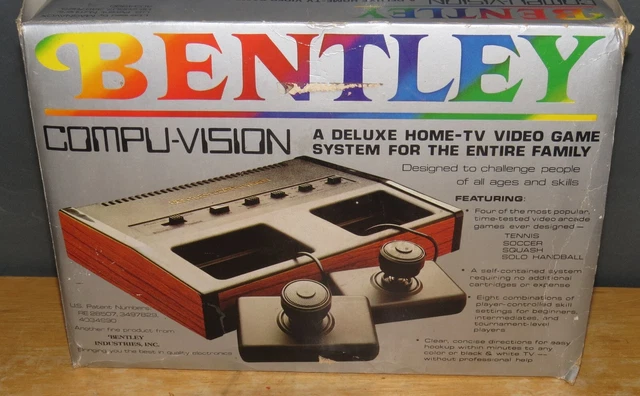 VINTAGE BENTLEY COMPU-VISION Electronic Console Game System Model 440 ...