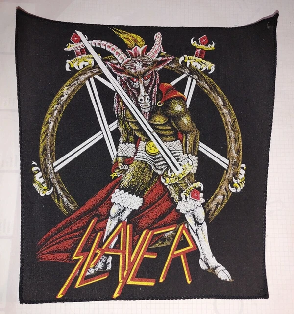 SLAYER SHOW NO Mercy Backpatch Aufnäher Original Vintage Unbenutzt ...