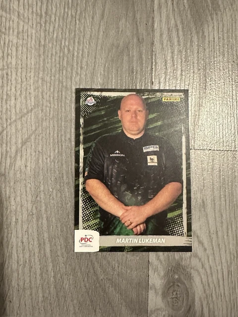 2024 PANINI PDC World Darts Championship Martin Lukeman card £1.00 ...