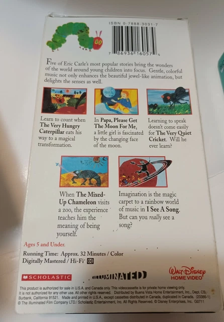 THE VERY HUNGRY Caterpillar & Other Stories, The Rainbow Fish, VHS £7. ...