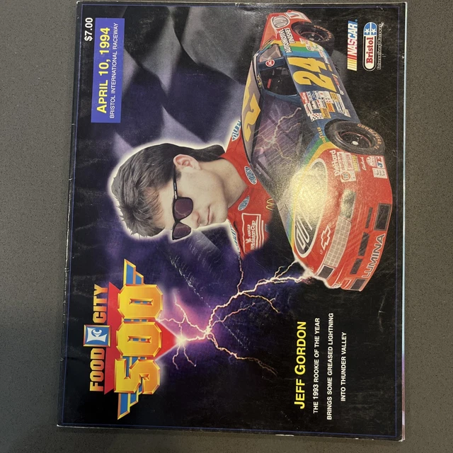 FOOD CITY 500 April 10, 1994 Bristol Race Program - Dick Trickle #32 ...