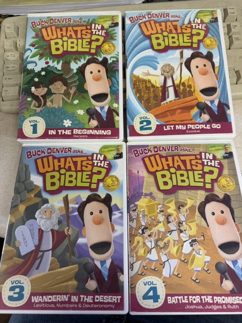 BUCK DENVER ASKS What’s In The Bible DVD Lot Vol 1 2 3 4 $27.89 ...