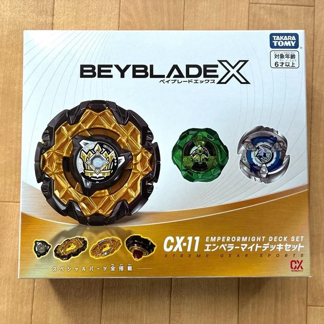 BEYBLADE X CX-11 Emperor Might Deck Set 2 Cartons £130.45 - PicClick UK