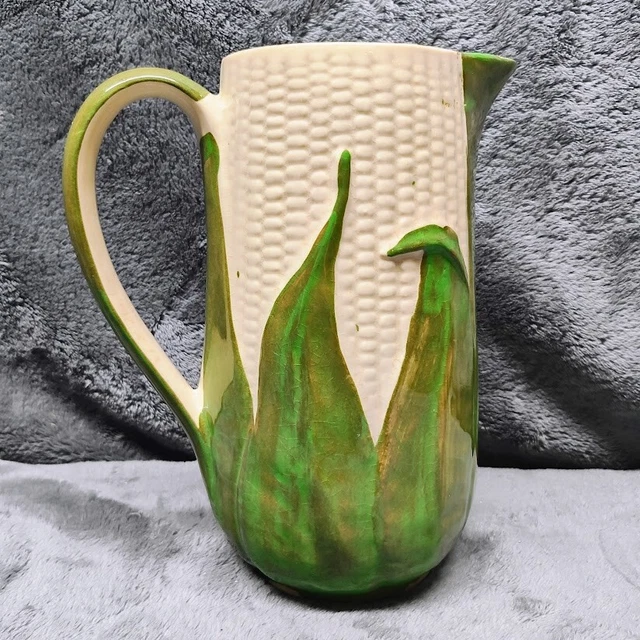 VINTAGE USA U.S.A American Bisque Pottery Pitcher $24.99 - PicClick