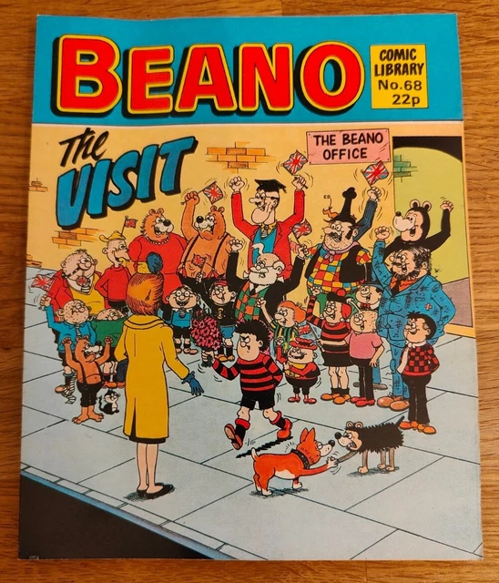 COMIC - CLASSIC Beano Comic Library No #68 The Visit Beano Office VGC £ ...