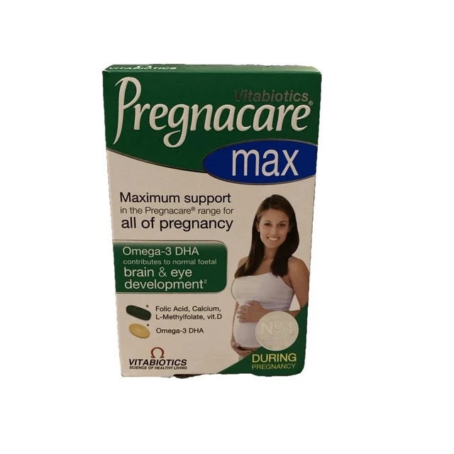 VITABIOTICS PREGNACARE MAX Omega-3 DHA Tablets Capsules Set 84 £16.14 ...