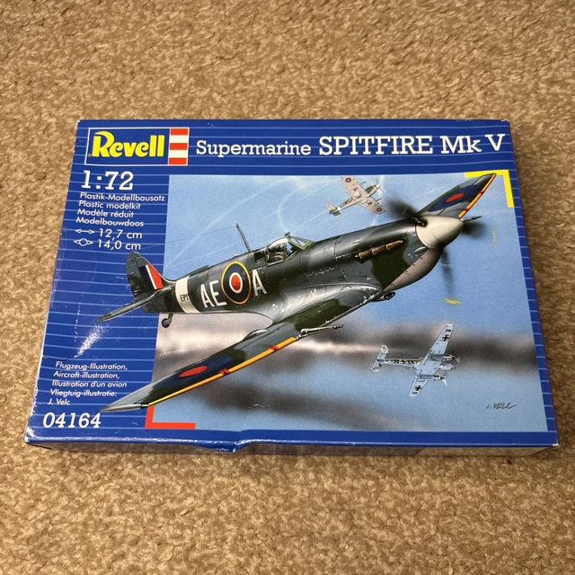 REVELL 1:72 SUPERMARINE SPITFIRE MK V MODEL KIT / 04164 / New And Sealed £8.99 - PicClick UK
