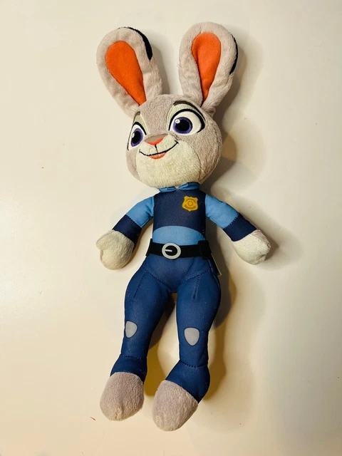 DISNEY ZOOTROPOLIS TALKING Officer Judy Hopps Rabbit Plush 14” plush ...