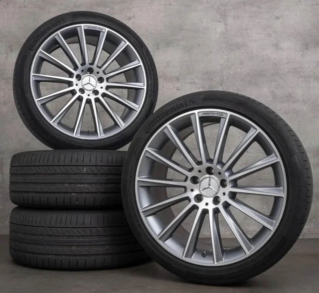 GENUINE MERCEDES AMG Turbine 20" Alloys Wheel Set W213 E Class + Tyres ...