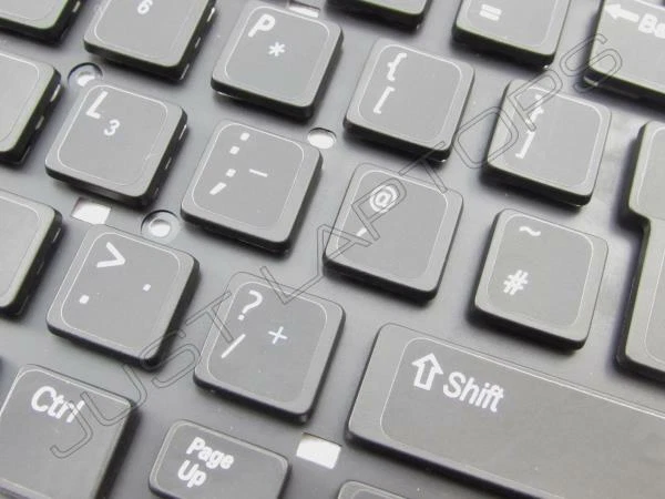STICKER OVERLAYED UK English QWERTY Keyboard for Dell Latitude E5450 ...