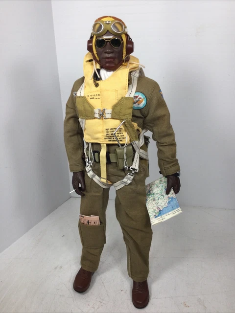 1/6 DRAGON US Tuskegee Fighter Pilot “Redtails” Ww2 Parachute P51 Bbi ...