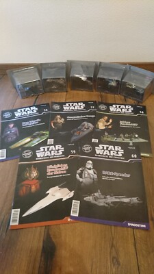 STAR WARS SAMMLER Edition " Raumschiffe und Fahrzeuge" Ausgabe 56-60 £ ...