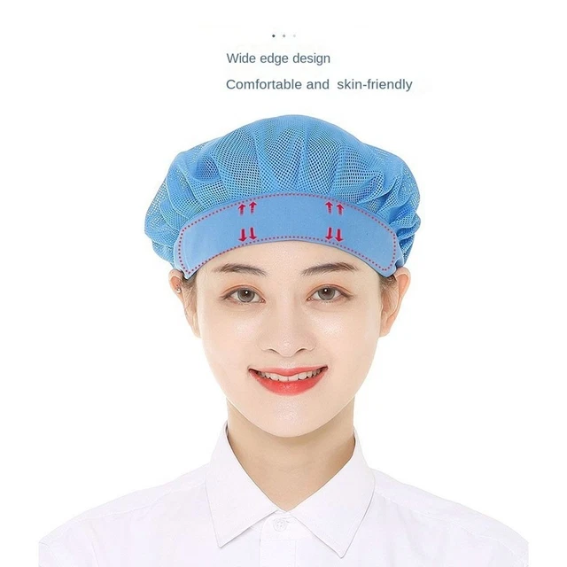 WORK WEAR CHEF Hat Hair Nets Cooking Hygienic Cap Work Hat Hotel ...