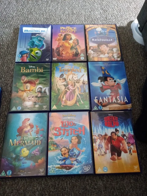DISNEY DVD BUNDLE Bambi Stitch Tangled £4.00 - PicClick UK