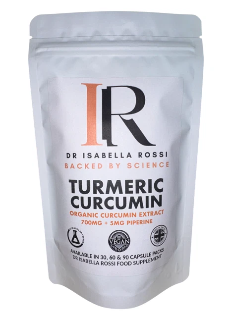 TURMERIC CAPSULES 13300MG + Piperine Vegan Supplement Curcumin £10.00 ...