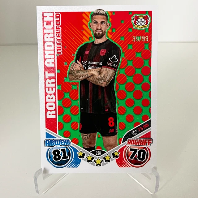 TOPPS MATCH ATTAX Bundesliga 2025/26 Robert Andrich 39/99 nummeriert 25 ...