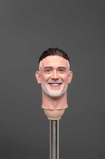 1/6 MALE SMILE Negan Jeffrey Dean Morgan Head Sculpt Model Fit 12 ...