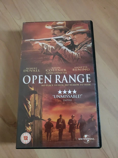 OPEN RANGE WESTERN Themed Vhs Video With Kevin Costner 2004 £5.00 ...