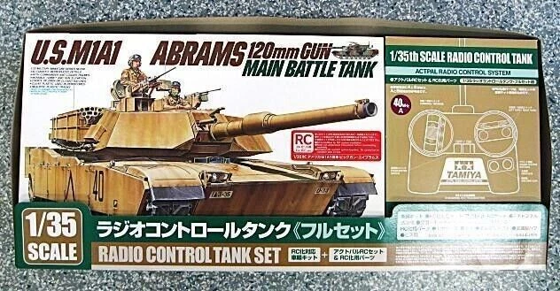 TAMIYA 1/35 RC Tank No.1 American M1A1 Abrams £219.18 - PicClick UK
